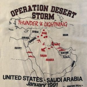 Hanes | Shirts | Authentic Vintage Desert Storm Tshirt 9 | Poshmark